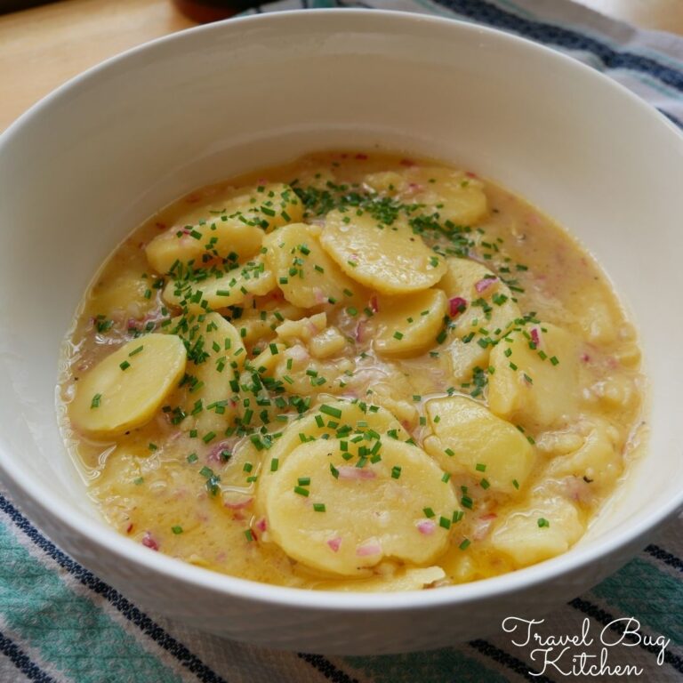 Austrian Potato Salad - オーストリア風ポテトサラダ - Travel Bug Kitchen